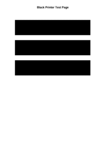 Black Printer Test Page - PrintTester