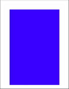 Blue Test Page - PrintTester